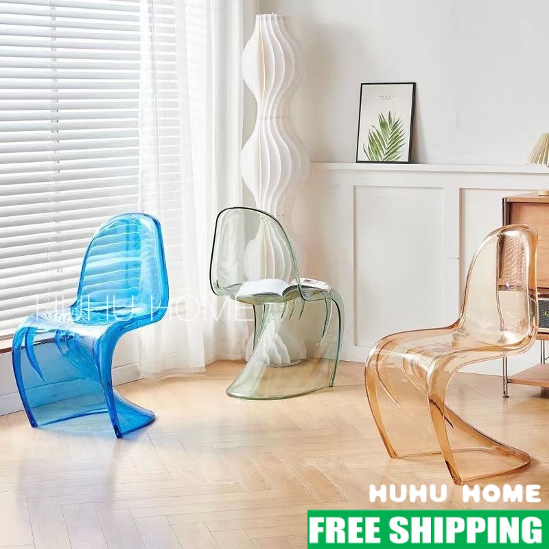 『Free Shipping』Ins style Pandong chair simple acrylic transparent chair ...