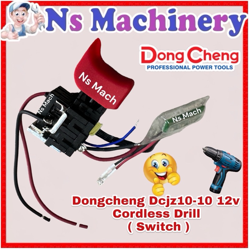 Dongcheng Switch Set Cordless Driver Drill DCJZ10-10/Dong Cheng DCJZ10 ...