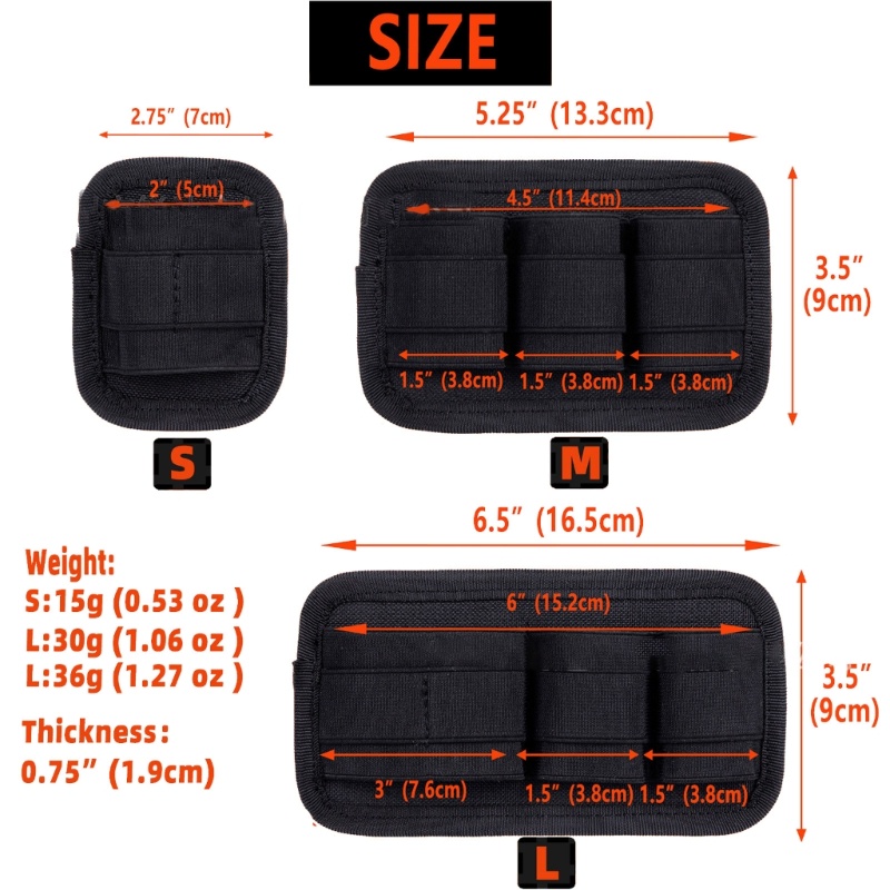 Portable Backpack EDC Tool Insert Panel Molle System Accessories ...