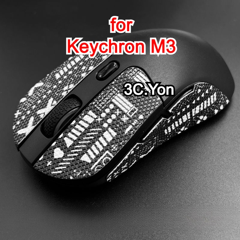 Mouse Skin For Keychron M3 Wireless Gaming Optical Mouse Anti-Slip ...