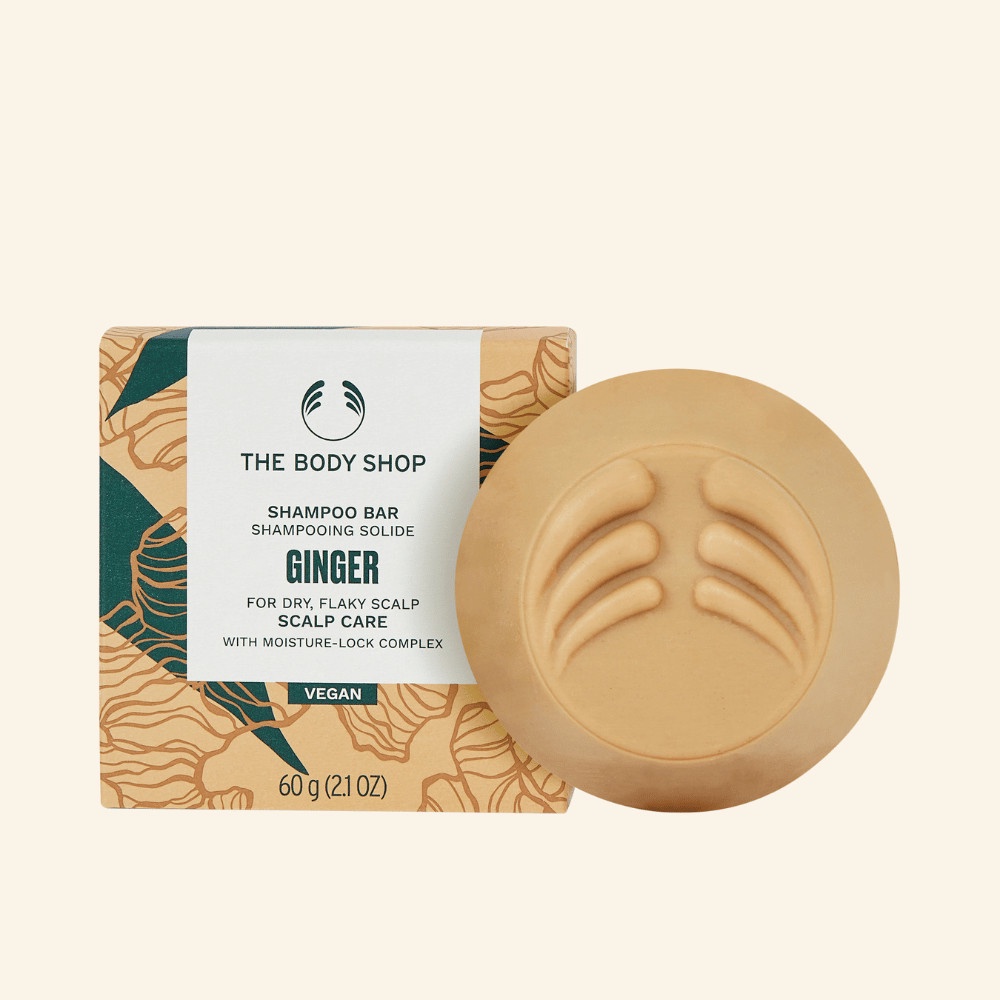 The Body Shop Ginger Scalp Care Shampoo Bar (60g) | Shopee Malaysia