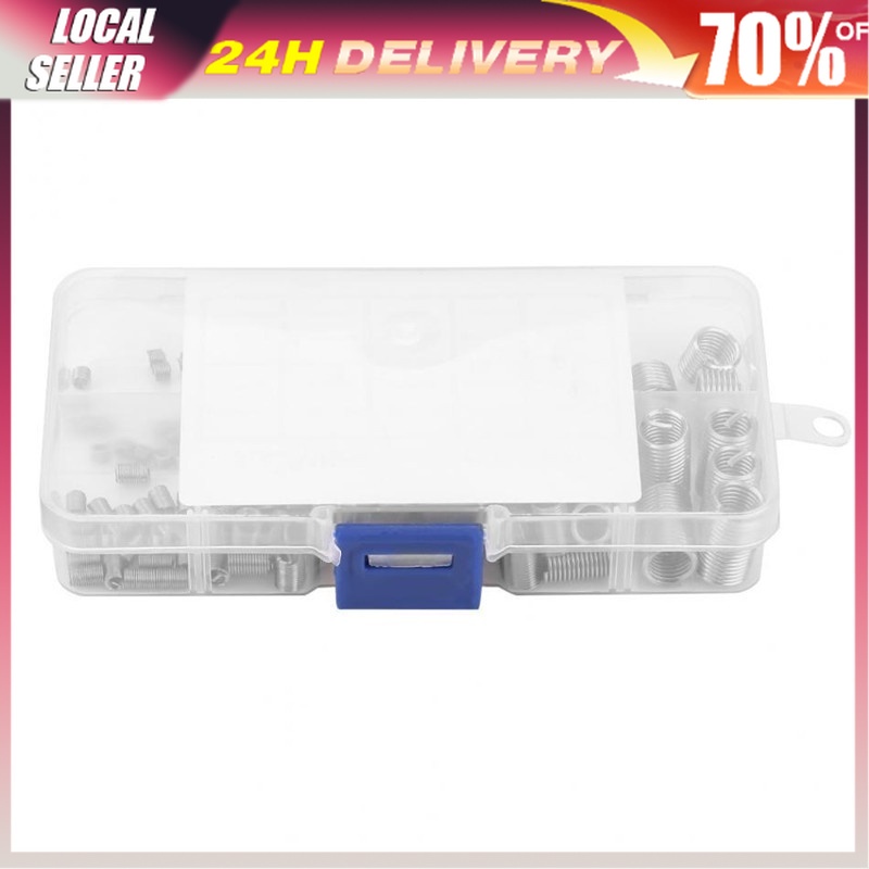 150pcs/set M3-8 stainless steel thread repair sleeve steel wire tooth ...