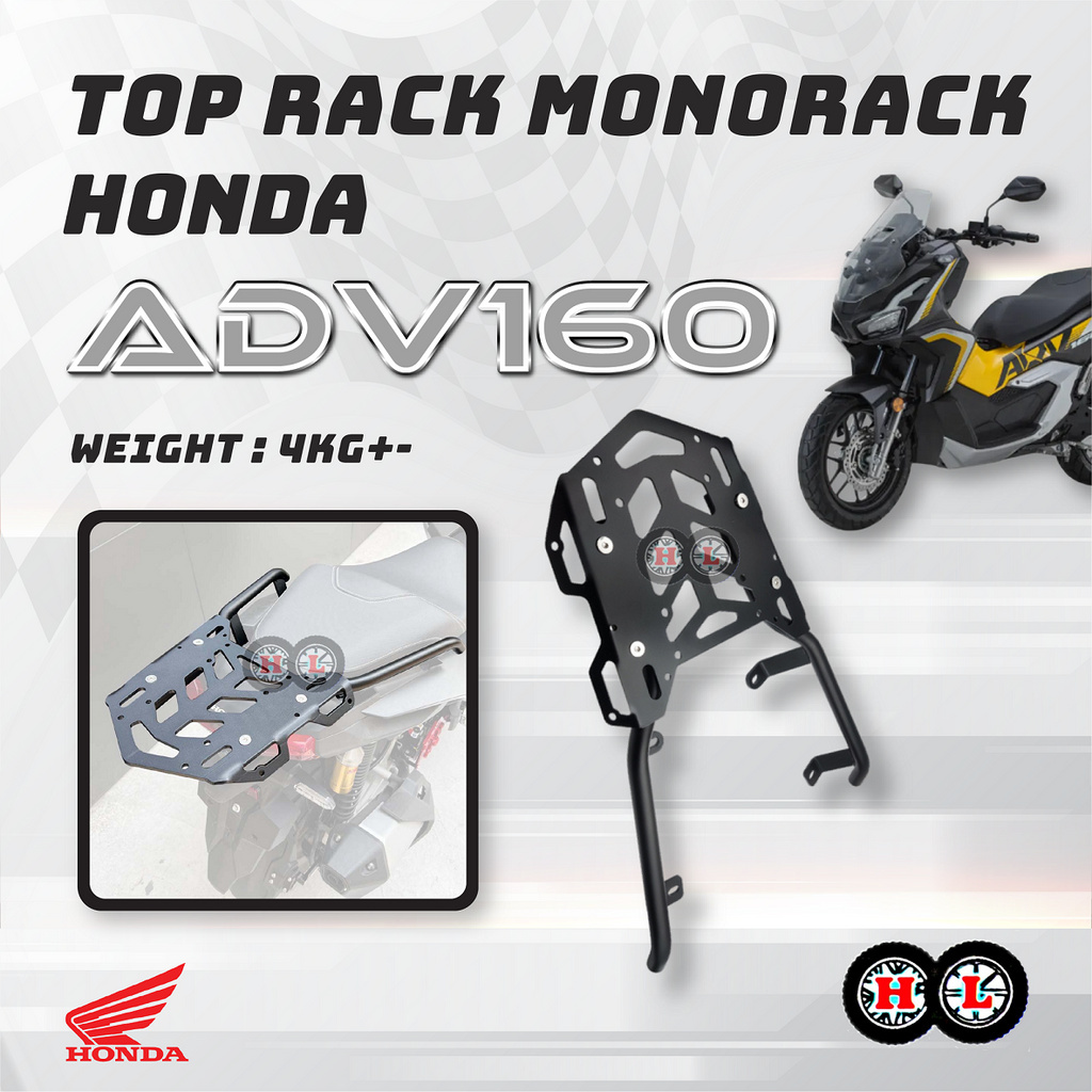 HEAVY DUTY TOP RACK BOX HONDA ADV160 -Bracket Top Box Honda ADV160 ...