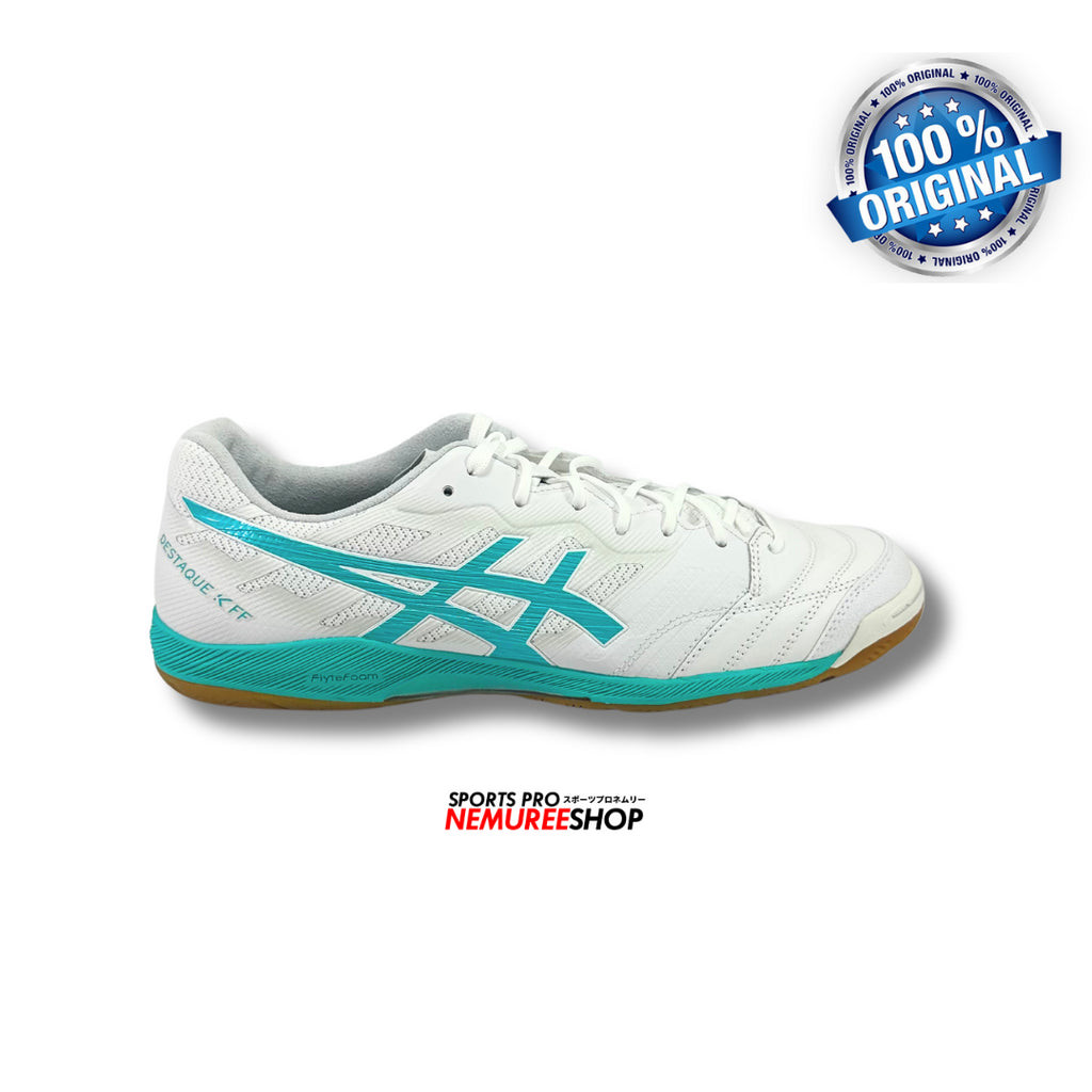 ASICS Futsal Shoes DESTAQUE K FF WHITE SEA GLASS Shopee Malaysia