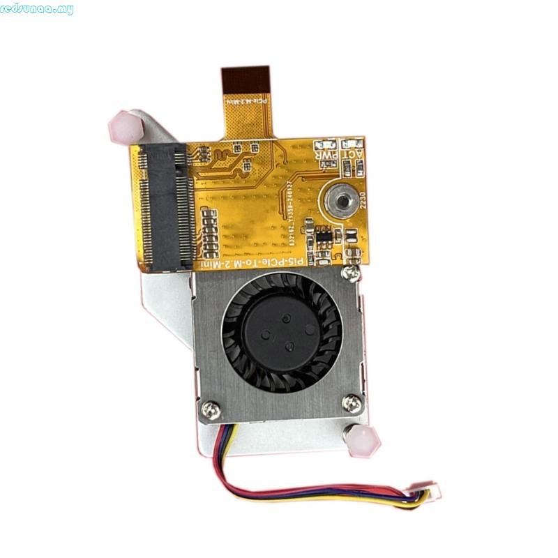 redsunaa for RPI5 PCIe to M 2 NVMe SSD Cooling Fan Mini Extension ...