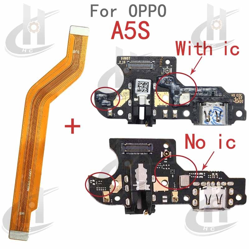 New For OPPO A5S Charger USB Connector Dock Charging Port Jack Board ...