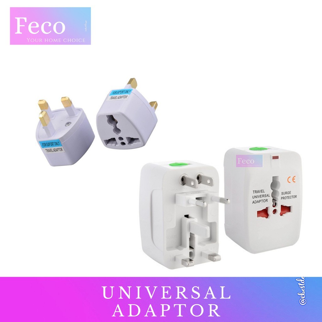 3-Pin Universal Adapter Plug Head UK 3 Pin Malaysia China Plug Socket ...