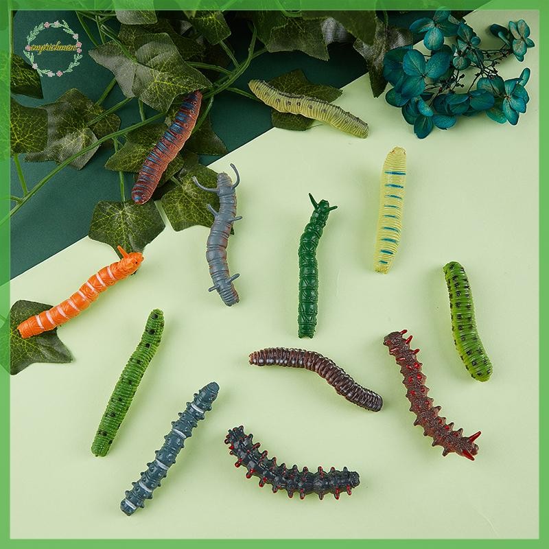 EPMN> 6pcs Mixed Simulated Crawling Worm Insect Educational Trick Toys ...