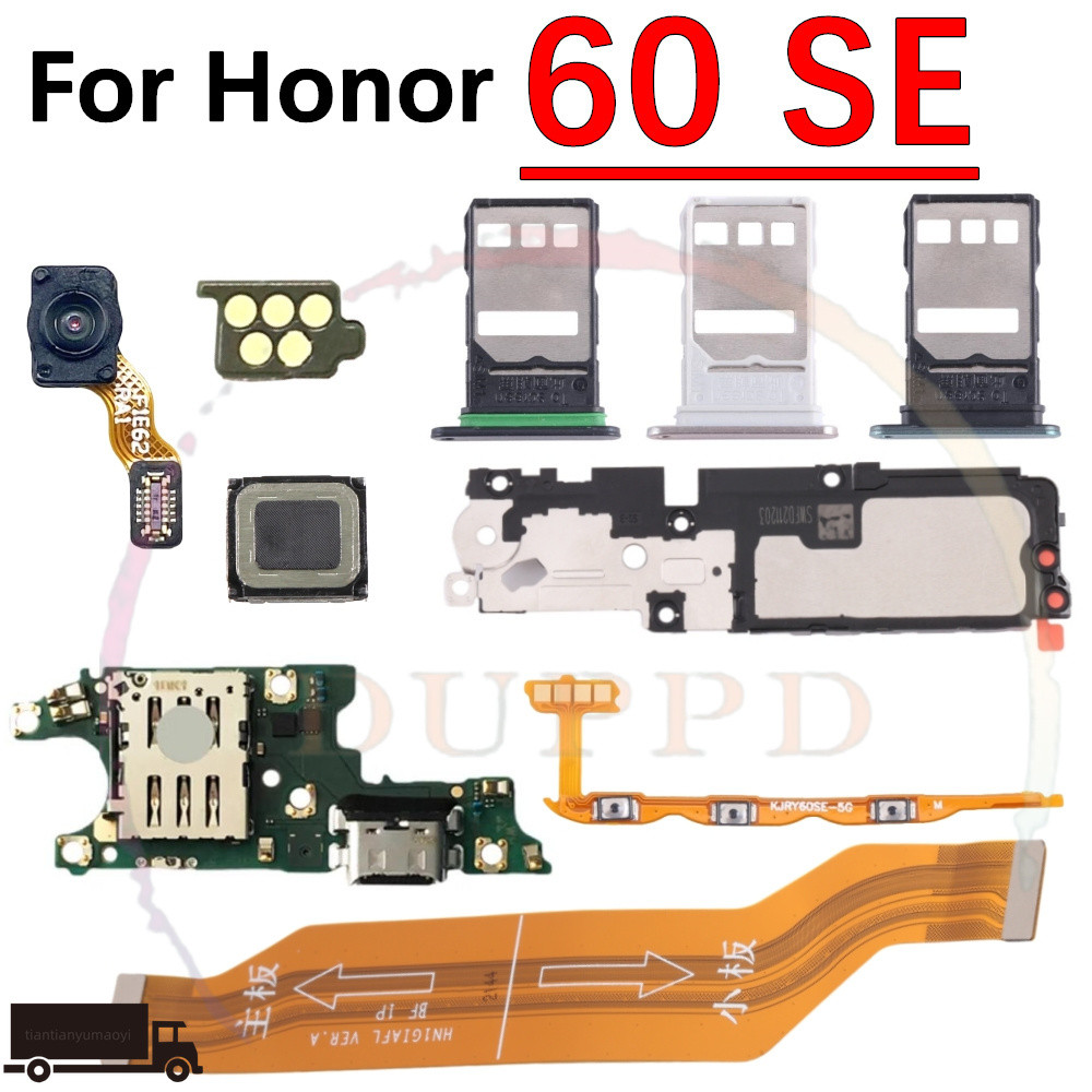 SIM Card Reader Charging Port Board For Honor 60 SE 60SE Loudspeaker ...