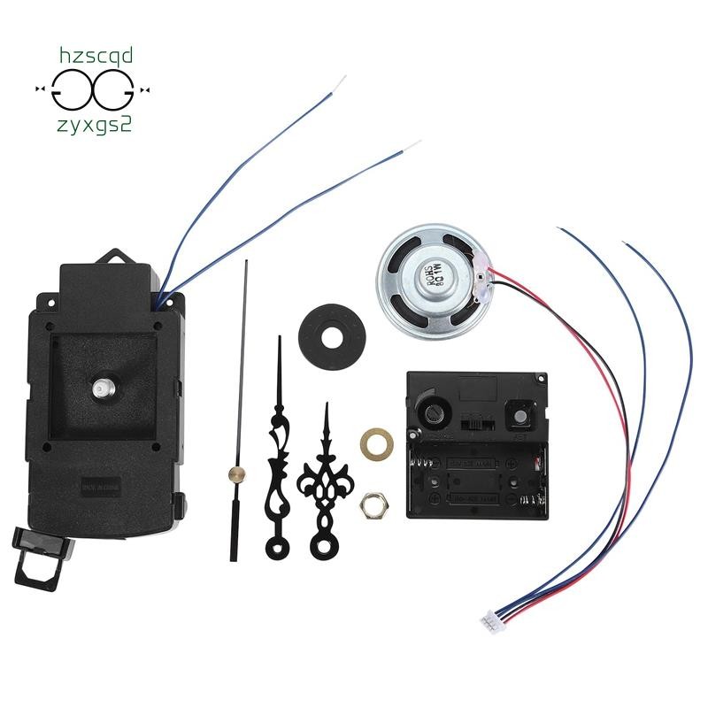 Quartz Pendulum Clock Movement With Black Hands,with Music Box Speaker ...
