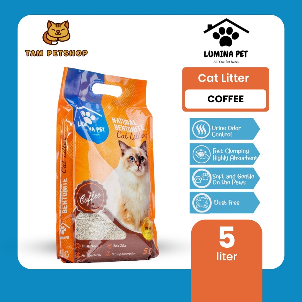 Lumina Cat Litter Block Cat Litter COFFEE 5L | Shopee Malaysia