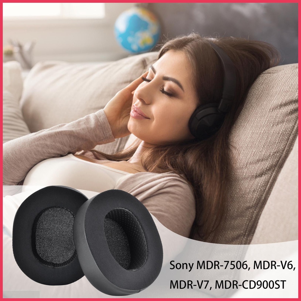Soft Touch Replacement Earpads for MDR-7506 MDR-V6 MDR-V7 MDR-CD900ST ...