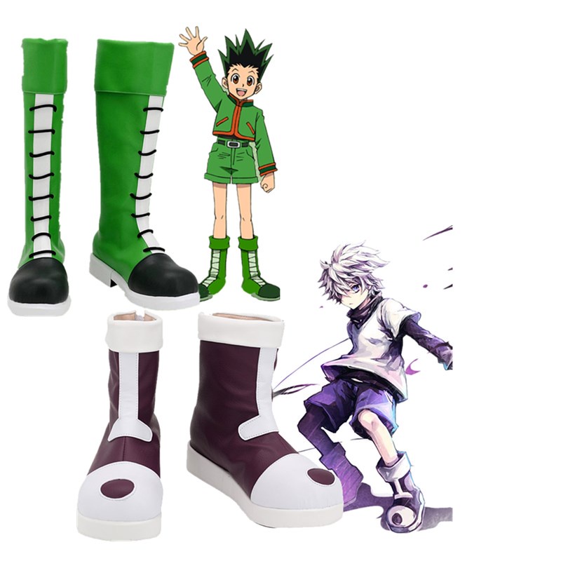 Anime Hunter x Hunter Gon Freecs Killua Zoldyck Cosplay Shoes Boots ...