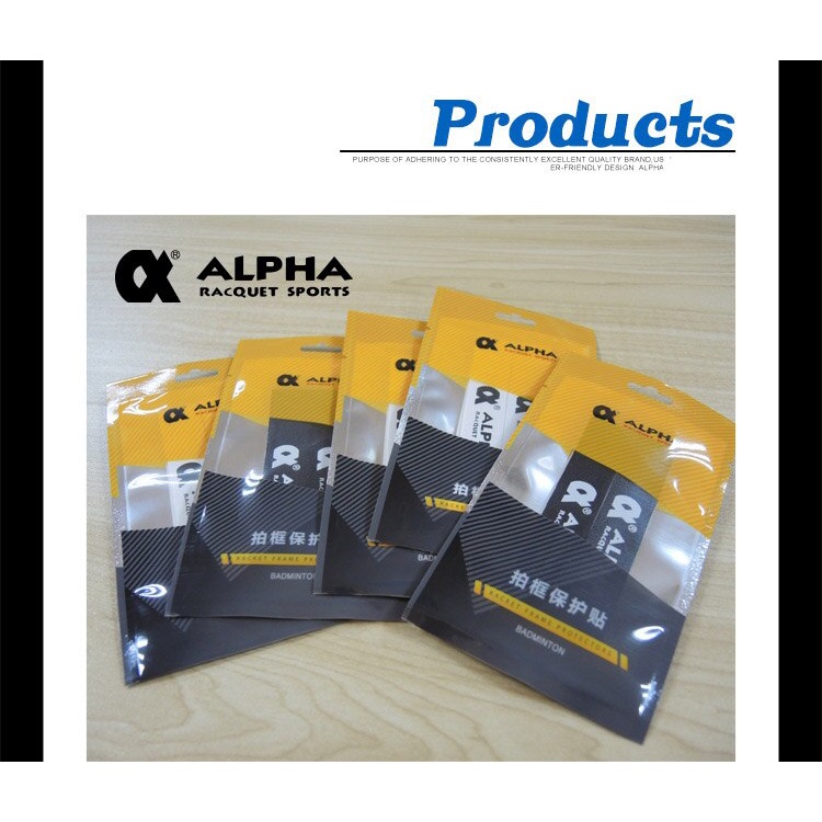 ALPHA Badminton Frame Protectors Racket Grips Tape Badminton Weight ...
