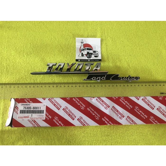 Side Fender Landcruiser emblem Toyota land cruiser Hardtop fj40 1F ...