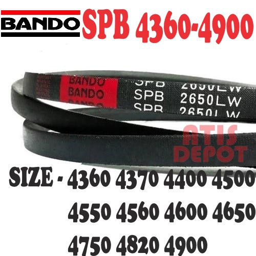 BANDO LW SPB4360 SPB4370 SPB4400 SPB4500 SPB4550 SPB4560 SPB4600 ...