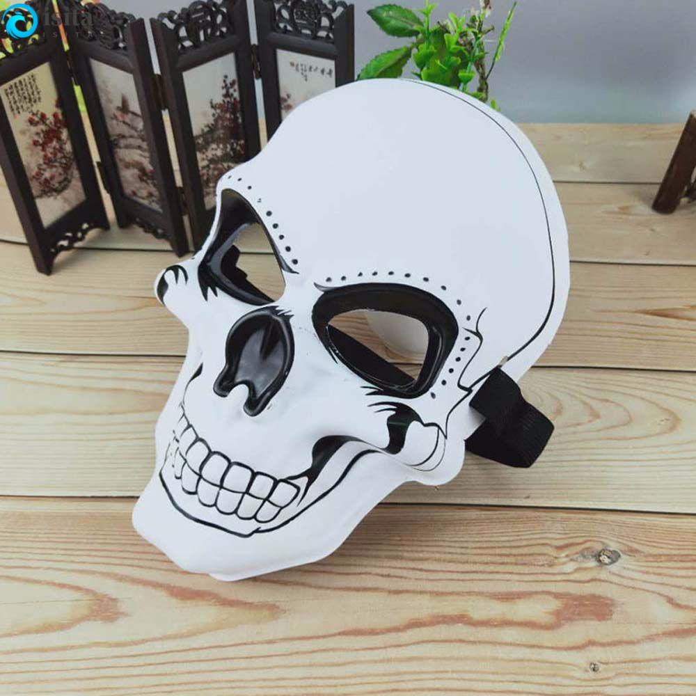 ISITA Horror Mask EL Dedicated Masquerade Party Ghost Mask Skull ...