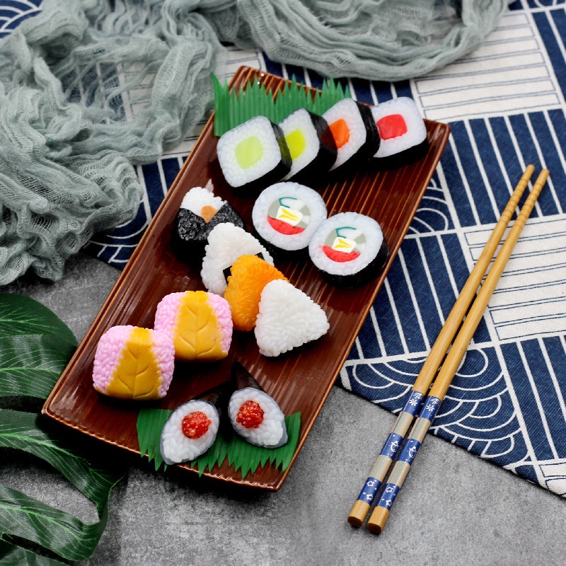 【Fake Food Model】7 Styles Artificial Sushi Models Fake Simulation ...