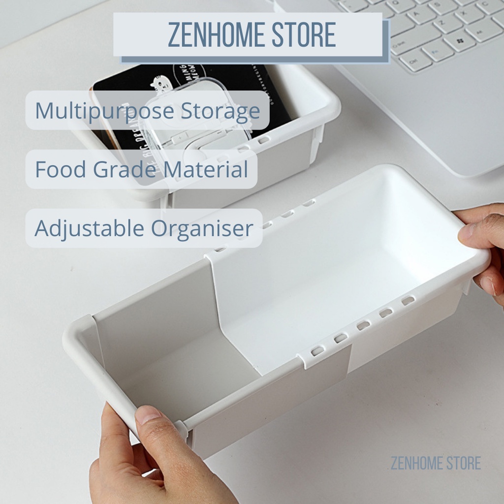 ZENHOME Expandable Drawer Organiser Adjustable Drawer Divider Kitchen ...