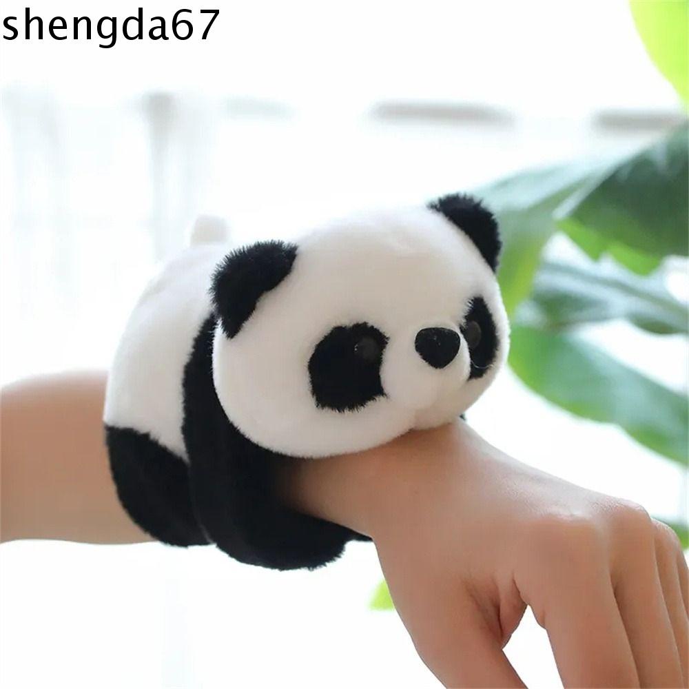 SHENGDA Plush Hand Ring, Comfortable Super Soft Panda Wristband ...