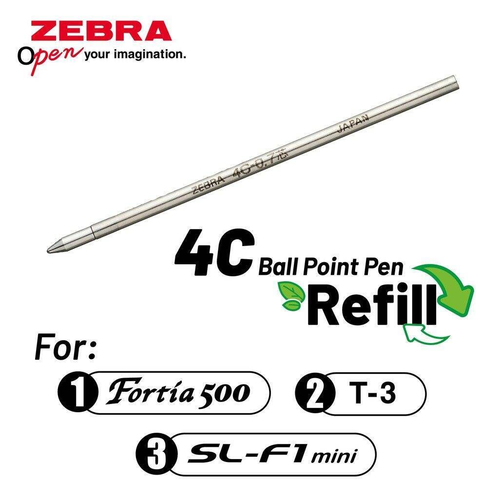 Zebra F Refill for F701 F301 BP115 or 4C Refill for T3 SL-F1 0.7mm ...