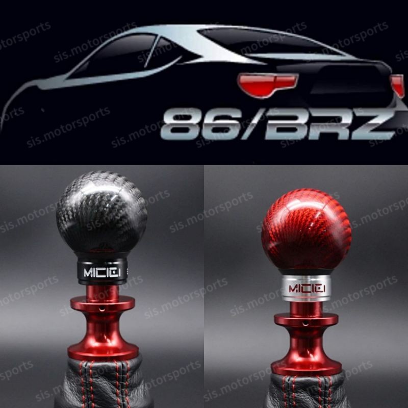 GT86 BRZ Decorative MICIEI Carbon Fibre Gear Knob Head | Shopee Malaysia
