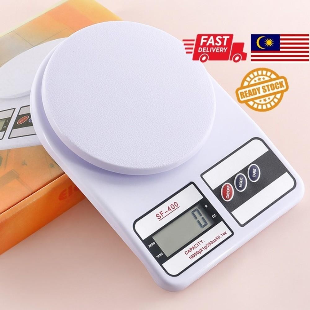 Digital Scale SF-400 Up To 10KG Penimbang Digital Kapasiti 10KG Sesuai Kegunaan Dapur Bakar Kek ...