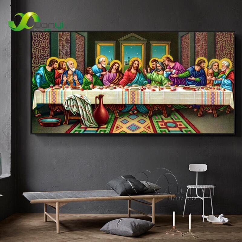 Last Supper Paintings Reproductions Wall Art Canvas Prints and Poster ...