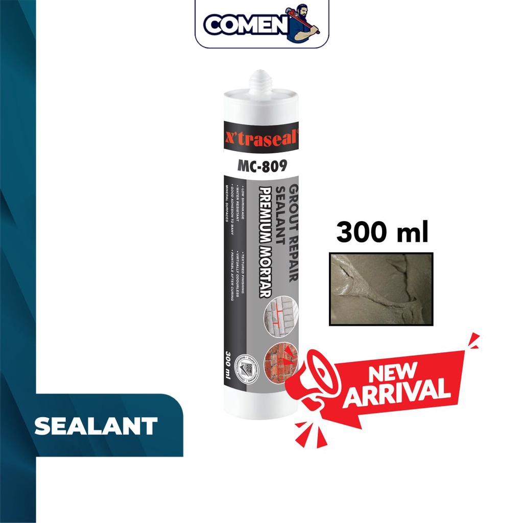 XTRASEAL MC-809 Grout Repair Sealant 300ml Premium Mortar Wall Tile ...