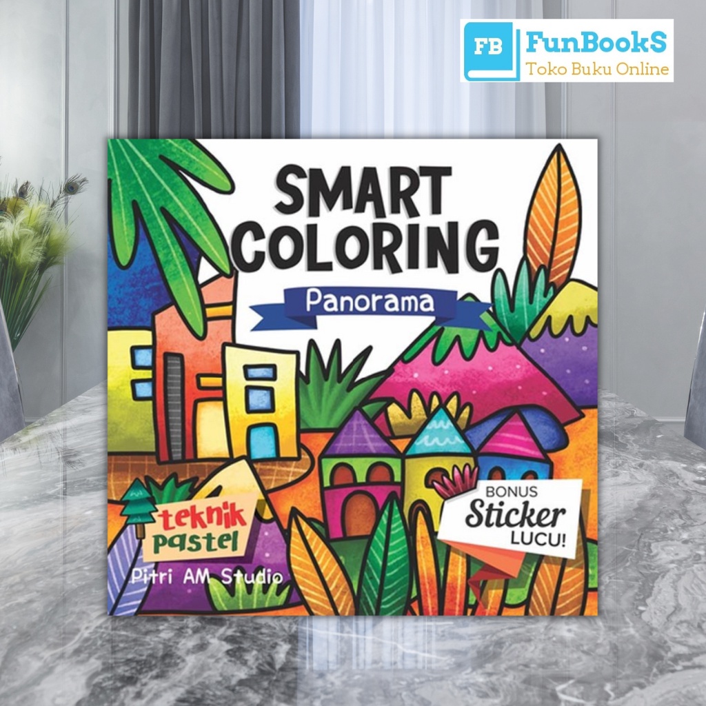 Children's Coloring Book - Smart Coloring: Panorama | Shopee Malaysia