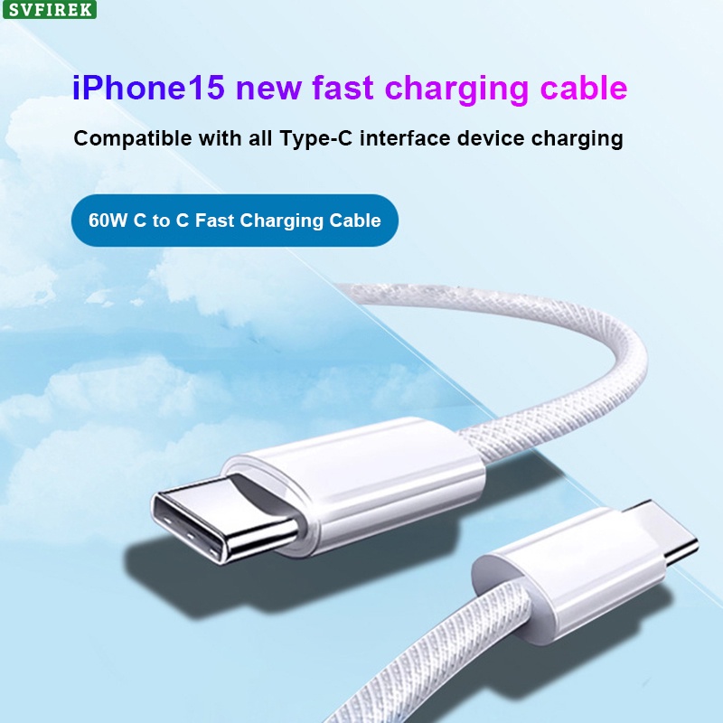 60W PD Charging Cable Fast Charging Data Cable USB C Quick Charging ...