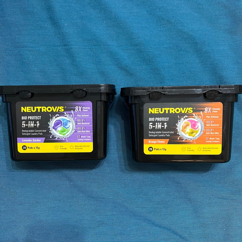Neutrovis 5-in-1 Biodegradable Concentrated Detergent Laundry Pods (20 ...