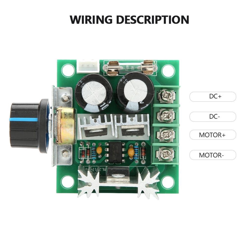 010 DC PWM motor speed control circuit 12V - 40V 10A (PWM Pulse Hashing Circuit) | Shopee Malaysia