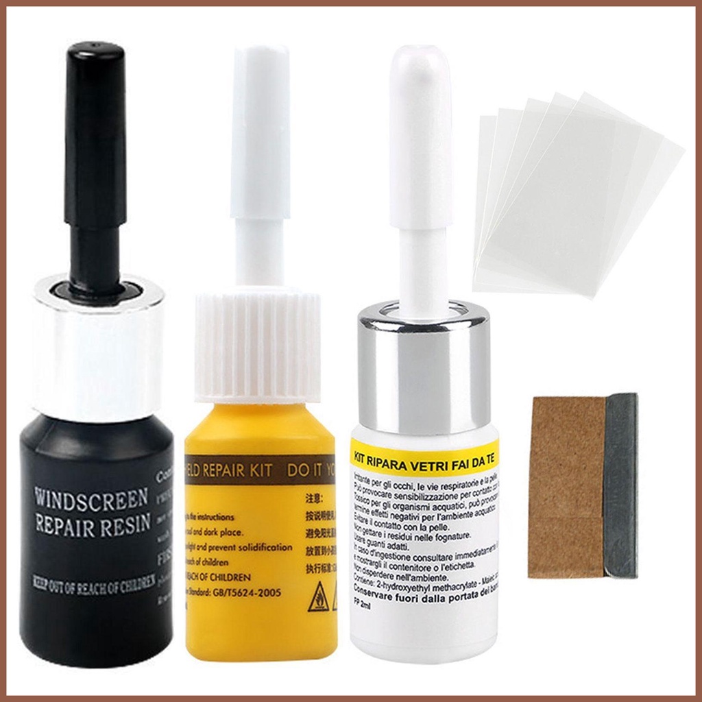 Windshield Repair Kit Rock Chip Repair Kit Cracked Windshield Repair ...