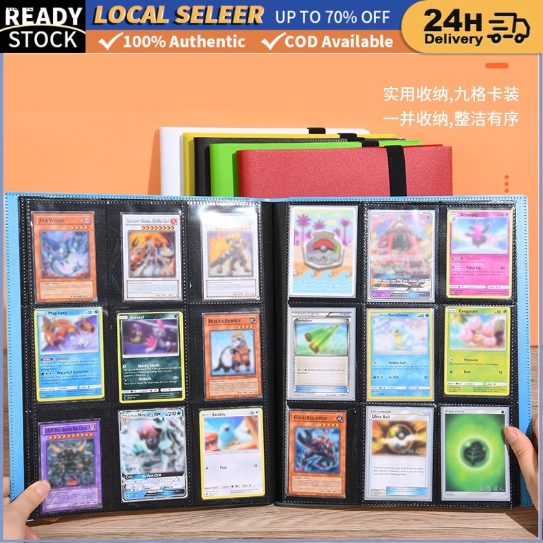 Pokemon Anime Game Binder Card Holder Album Book Cards holder 9 card ...