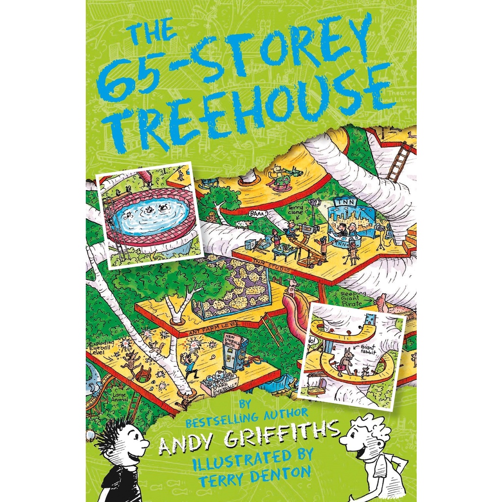 The 65-Storey Treehouse (Uk Version)/Andy Griffiths Tree House Series ...