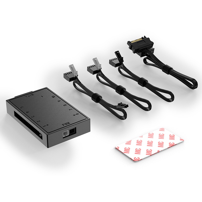 Id-cooling FH-10 Motherboard 4Pin/Pin PWM Temperature Control HUB FAN HUB Computer Speed Control ...