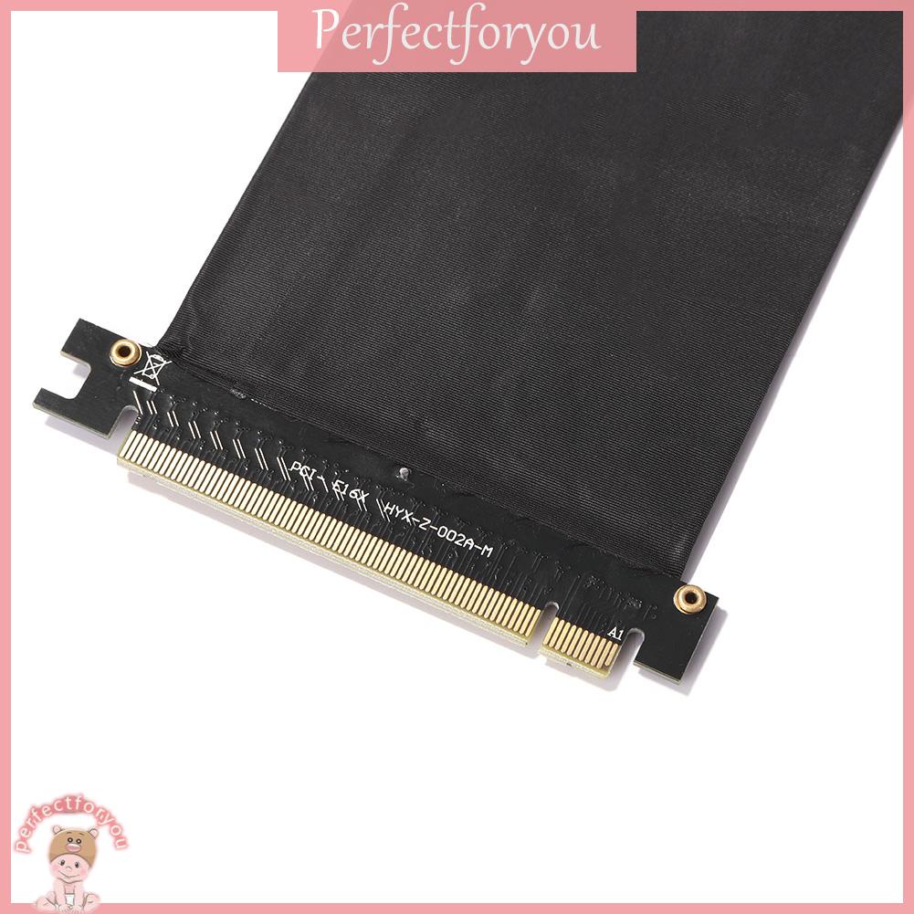 perfectFU PCIe 3.0 16X Extension Cables 90 Degree PCI-E 16X to 16X ...