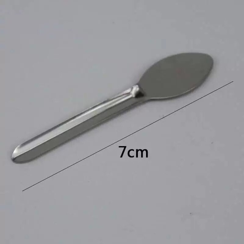 Stainless steel medicine spoon single head micro medicine spoon filling ...
