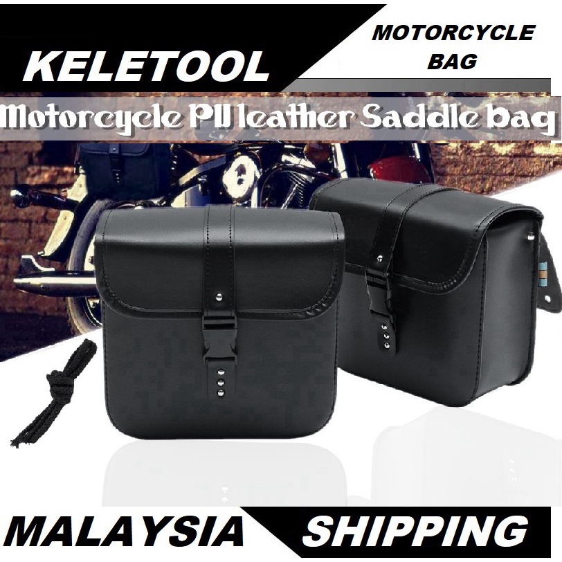 Motorcycle Side Bag Moto Beg Waterproof Dual Side Storage Classic Givi ...