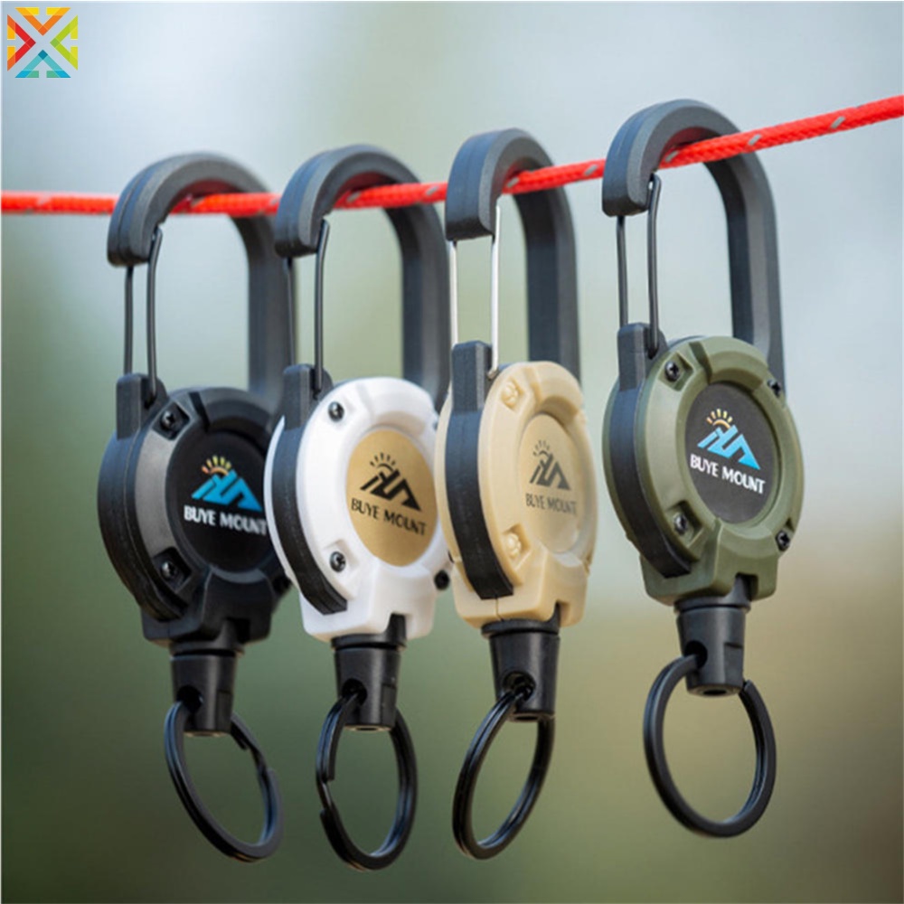 Outdoor Tactics Easy To Pull Buckle Retractable Steel Wire Rope Buckle ...