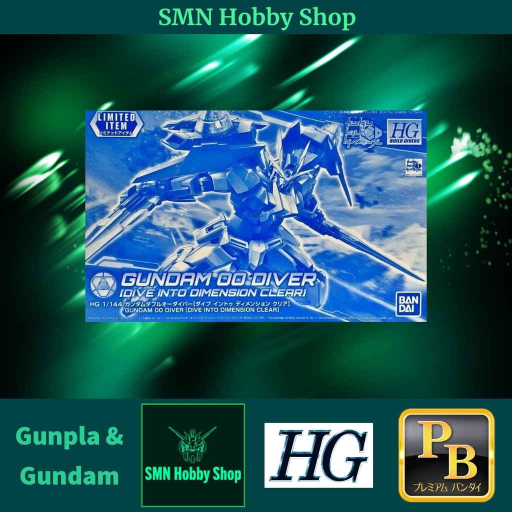 HG 1/144 Gundam 00 Diver Dive Into Dimension Clear Gunpla Gundam Toys Plastic Model Ki [HGBD ...