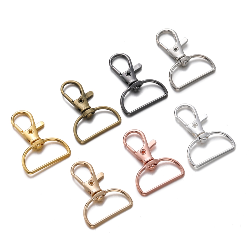 St. kunkka 10Pcs 25mm Alloy Keychain Lobster Clip Car Keychain ...