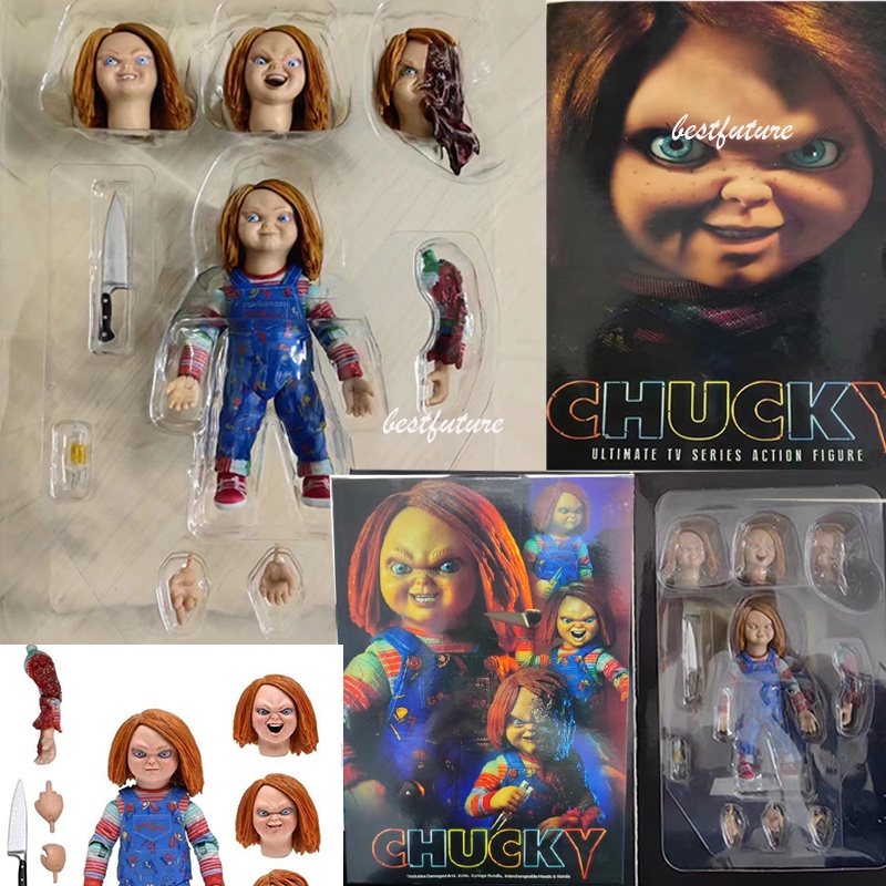 NECA Child's Play Action Figure Chucky Ultimate Tv Series Articulado ...