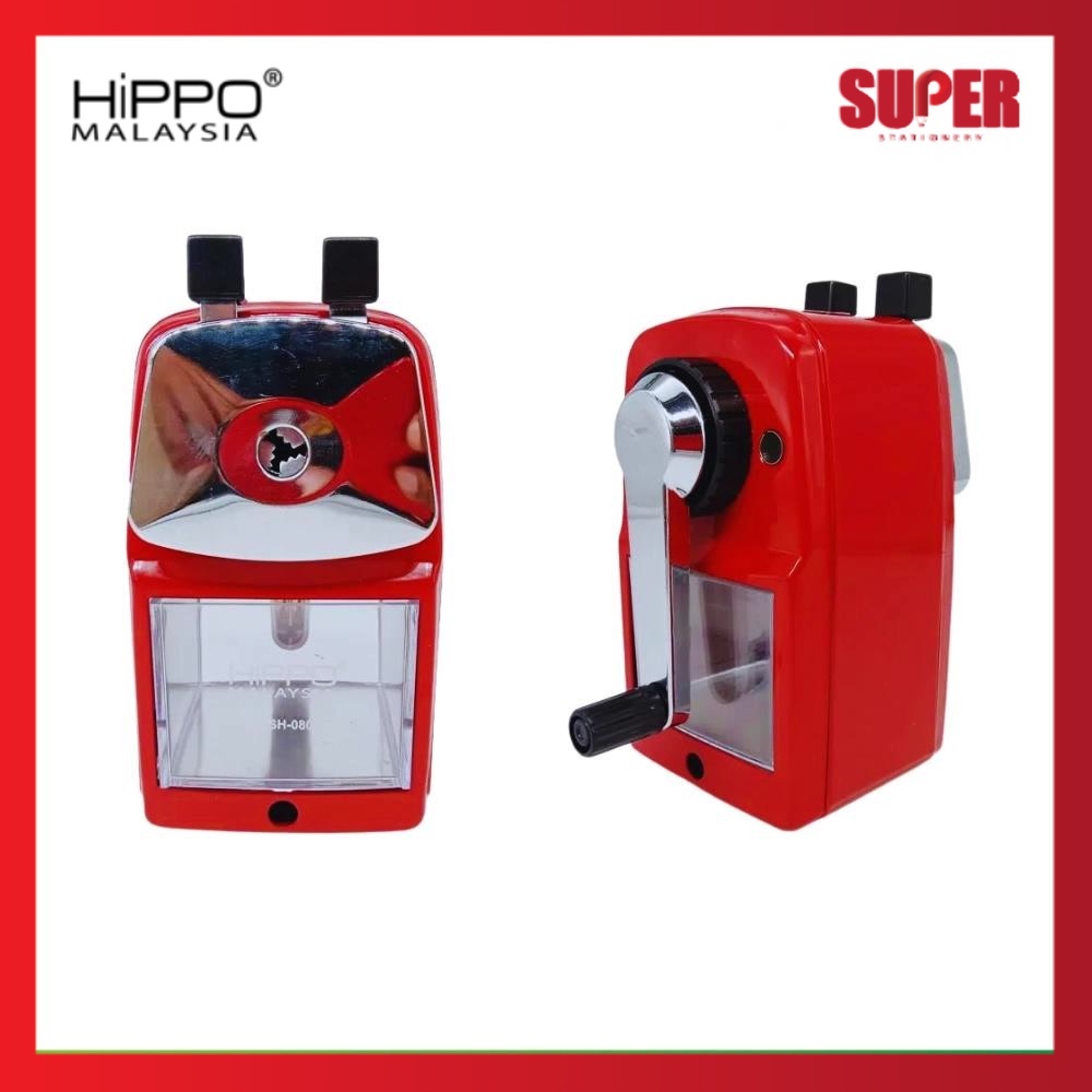 [super stationery] Hippo Table Sharpener Metal Sharpener Rotary Pencil ...