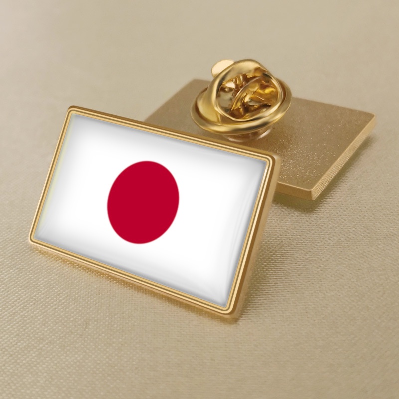 Japan Flag Pin Emblem Japanese High-end Brooch Common Luxury Badge ...