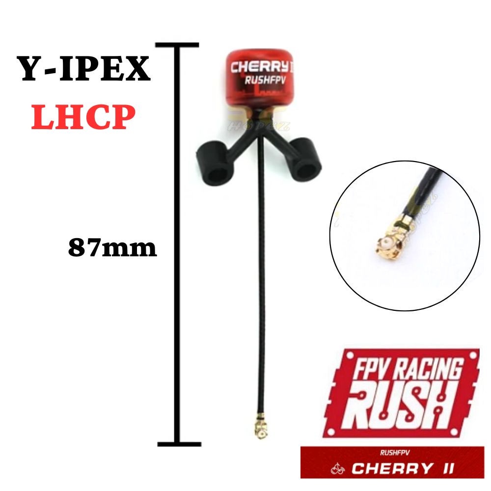 Rush Cherry V2 1.8dBi 5.8G Antenna II SMA MMCX Angle UFL Y-shape UFL ...