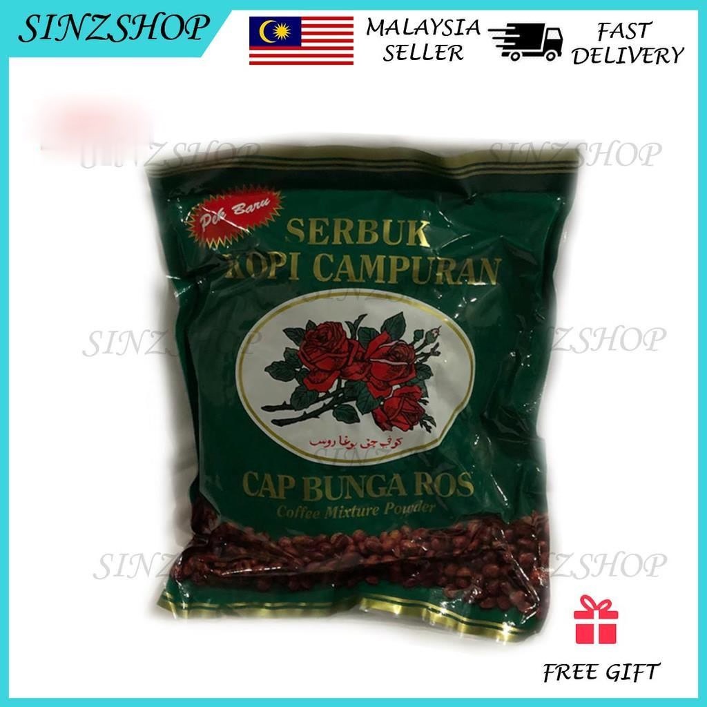 Cap BUNGA ROS Serbuk Kopi Campuran 800g Kasar Product Malaysia ...