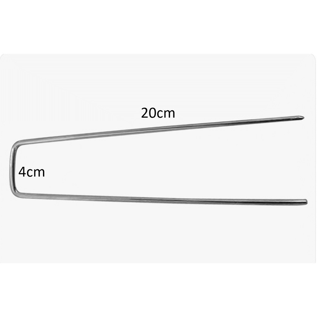 U PIN FOR Artificial Grass Turf -n1 Metal Paku U Pegs Mesh Mat Staples ...