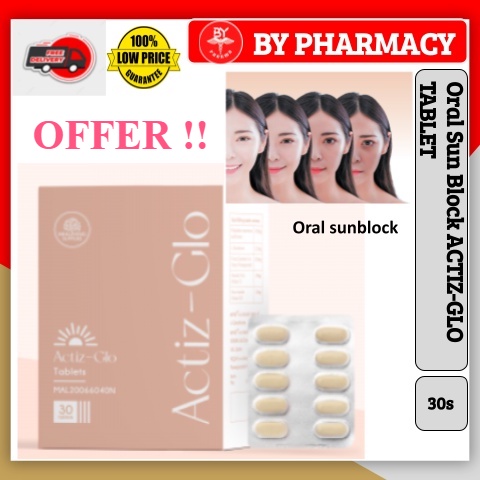 HEALIVING Oral Sun Block ACTIZ-GLO TABLET 30'S ( reduce pigmentation ...